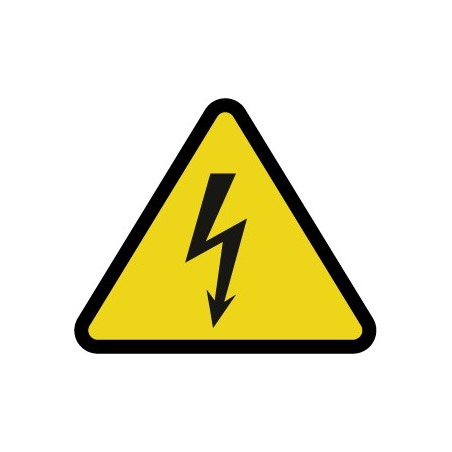 Pegatina riesgo eléctrico