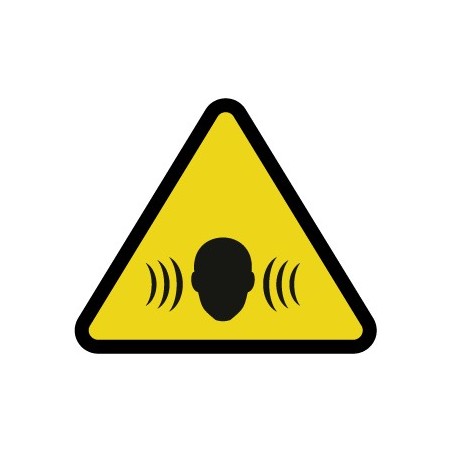 Pegatina Peligro - ruido - Prevención de riesgos laborales